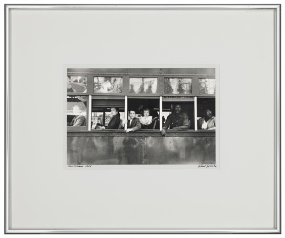 Trolley - New Orleans, 1955 by Robert Frank on artnet
