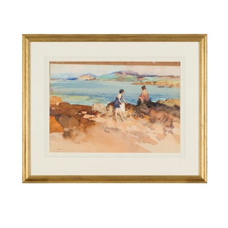 A ROUGH BEACH, MORVERN by William Russell (Sir) Flint on artnet