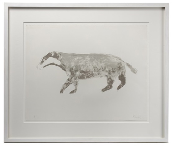 Badger, from the series Eight Animals by Elisabeth Frink on artnet