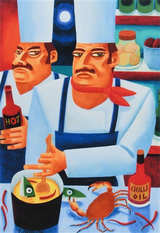 HOT IN THE KITCHEN by Graham Knuttel on artnet