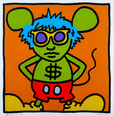 Andy Mouse by Keith Haring on artnet