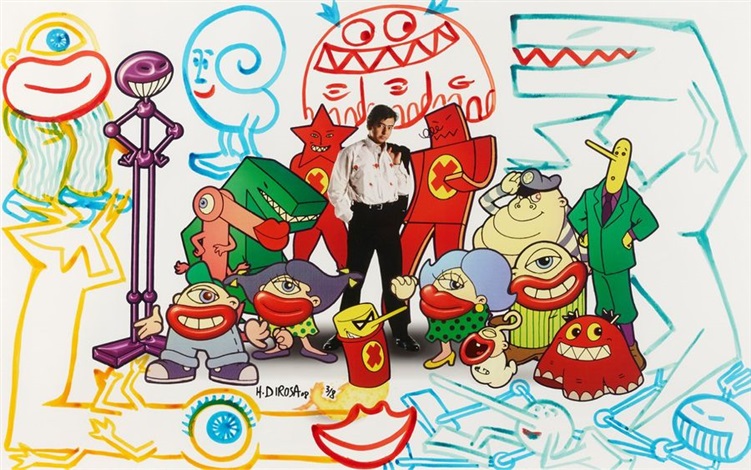 DI ROSA ET LA FAMILLE DES RENES by Hervé Di Rosa on artnet