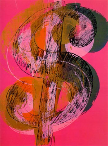 Andy Warhol Dollar Sign