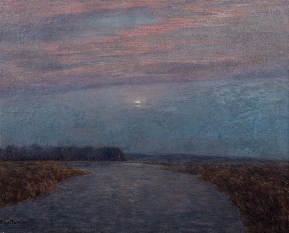 Moonlight on The Hackensack by Lovell Birge Harrison on artnet