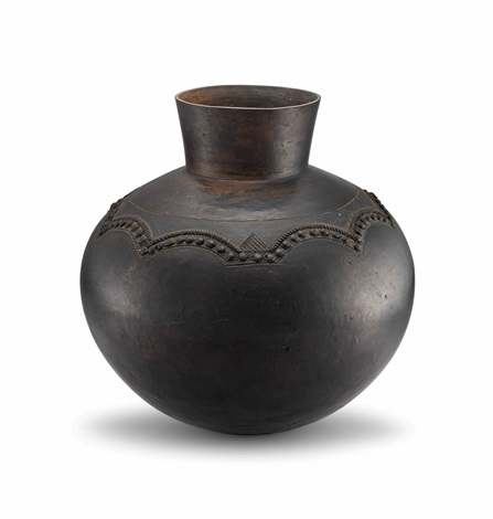 A burnished fired clay uphiso, Nesta Nala, 1995 by Nesta Nala on artnet