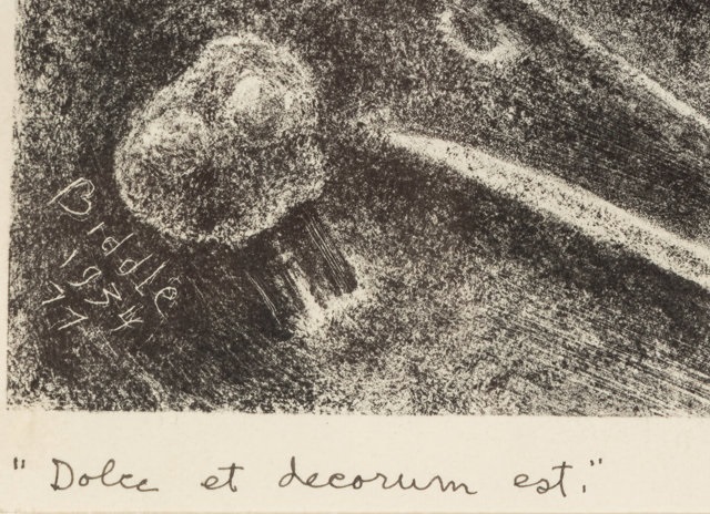 Dolce et Decorum Est by George Biddle on artnet