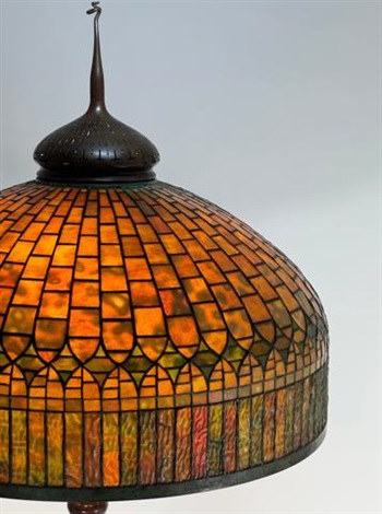 Tiffany Studios Curtain Border Floor Lamp by Tiffany Studios on artnet