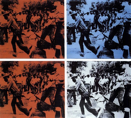 Race riot by Andy Warhol on artnet
