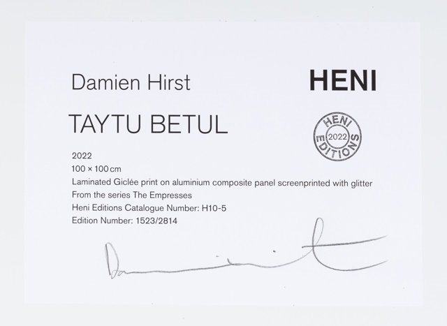 Taytu Betul from The Empresses by Damien Hirst on artnet