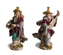 MALABAR MAN WOMAN, MODELS 1569 1576 by Meissen (Co.) on artnet