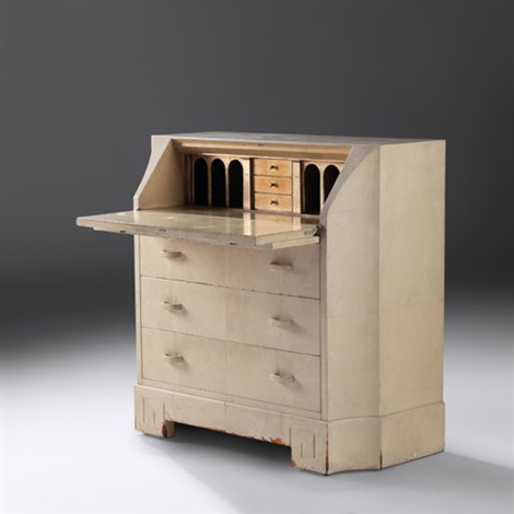 Drop-Front Desk and Chair by Samuel Marx on artnet