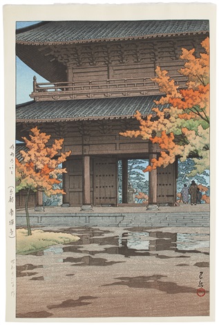 Jigure no ato Kyoto Nanzen-ji After drizzling in autumn, Nanzen-ji ...