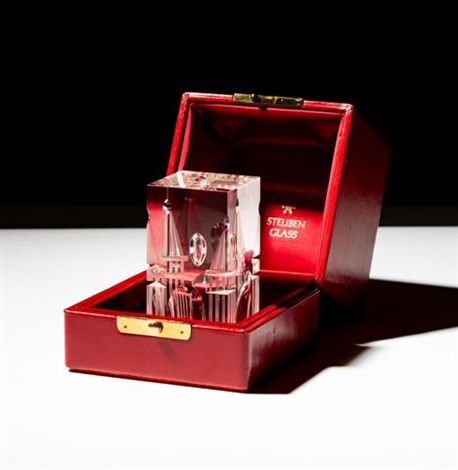 Steuben Glass The Tower Sculpture by Steuben Glass on artnet