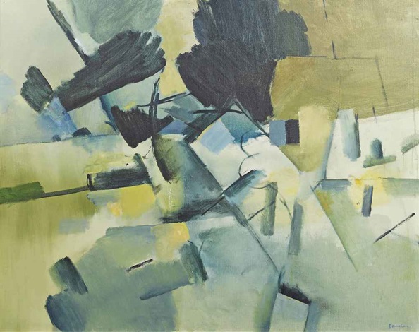 Blue Landscape by Keith Vaughan on artnet