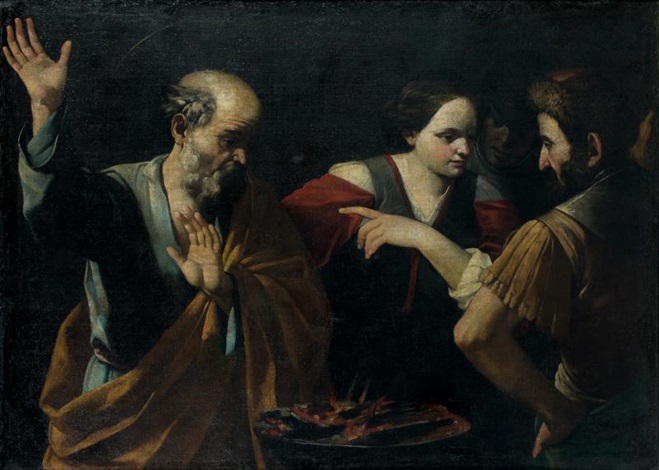 Le reniement de Saint Pierre by Gregorio Preti on artnet