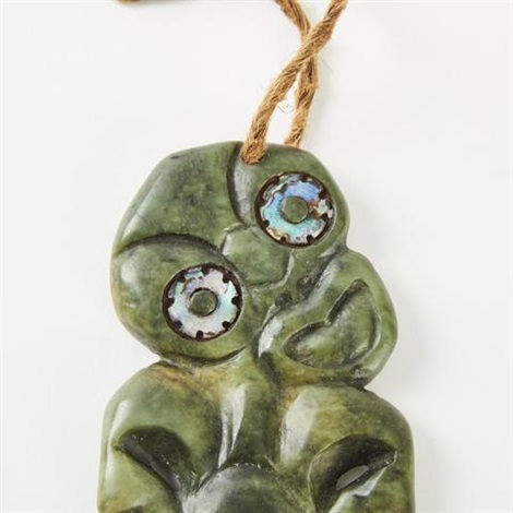An Early Mike Higgs Pounamu Hei Tiki by Mike Higgs on artnet