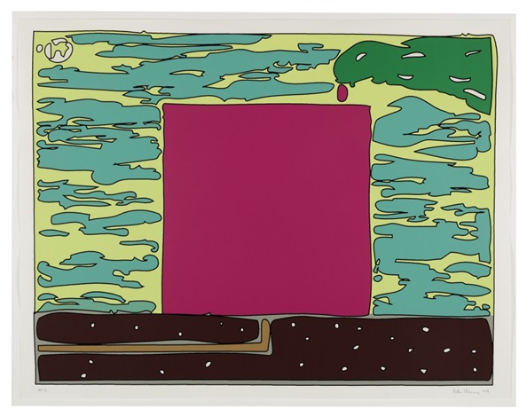 EXPLODING CELL by Peter Halley on artnet