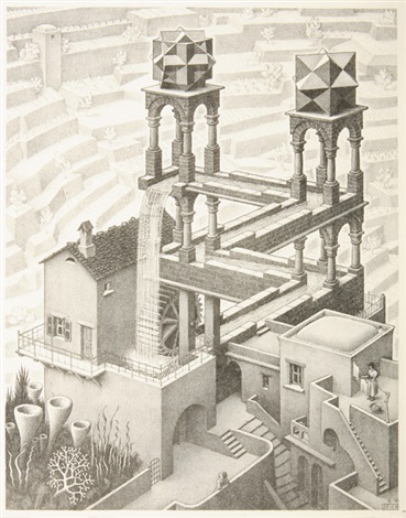 Waterfall by M.C Escher on artnet