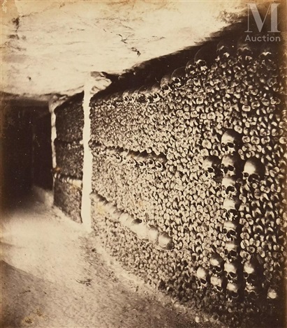 Catacombes, Paris, 1861 by Nadar on artnet