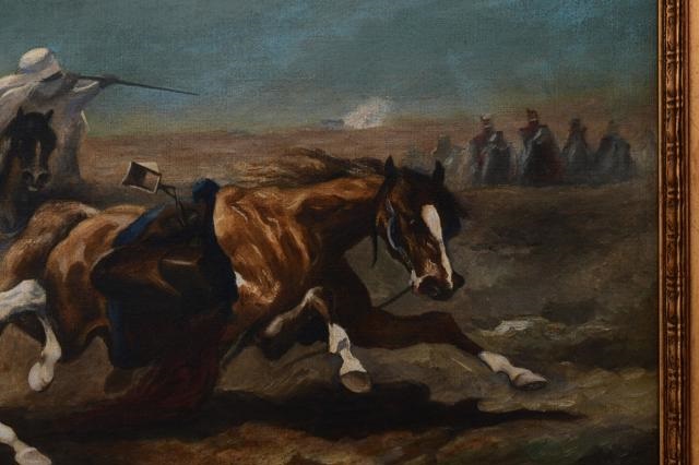 Walter Hicks, Arabian Battle Scene, Oil on Canvas by Walter Hicks on artnet