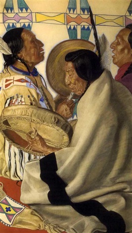 The drummers by Winold Reiss on artnet