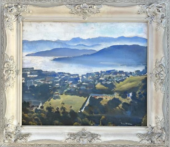 WELLINGTON HARBOUR by Peter McIntyre on artnet