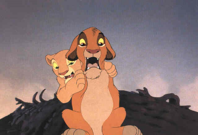 Simba And Nala Elephant Graveyard