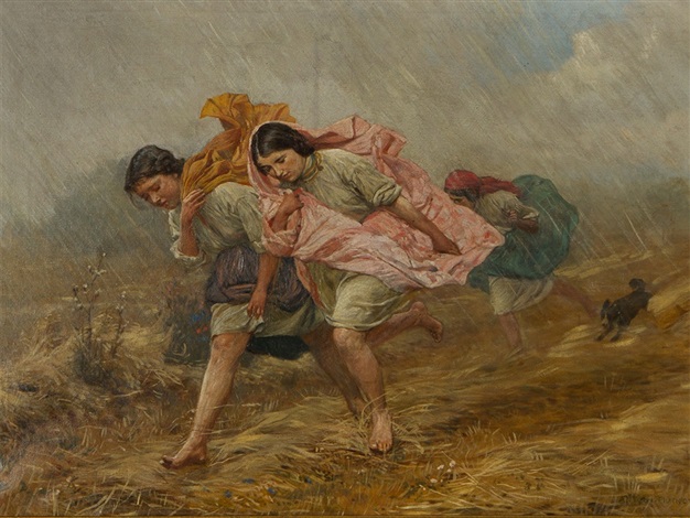 Escape from the Rain by Antoni Piotrowski on artnet