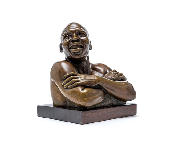 The Laughing Basuto by Anton van Wouw on artnet