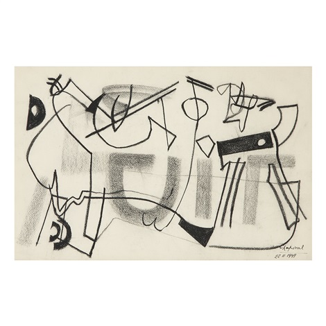 COMPOSITION, 1949 by Jules (Youla) Chapoval on artnet