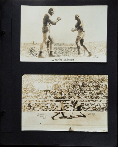 Jack Johnson-Jim Jeffries fight in Reno, July 4th 1910 by Anonymous (20 ...