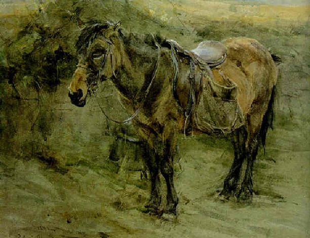 A horse at rest by Edwin John Alexander on artnet