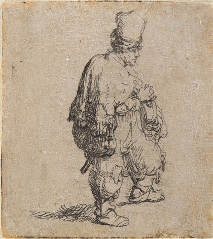Polander Standing with Arms Folded by Rembrandt van Rijn on artnet