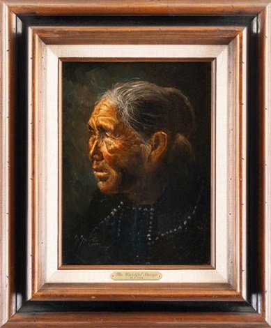 The Watchful Navajo by Gerald Farm on artnet