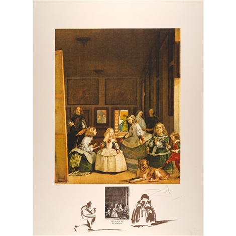 Velasquez Las Meninas, from Changes in Great Masterpieces by Salvador ...