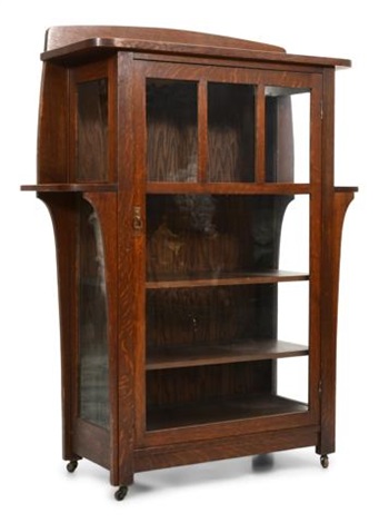 Charles P. Limbert Co. Oak China Cabinet, No. 452 by Charles P. Limbert ...