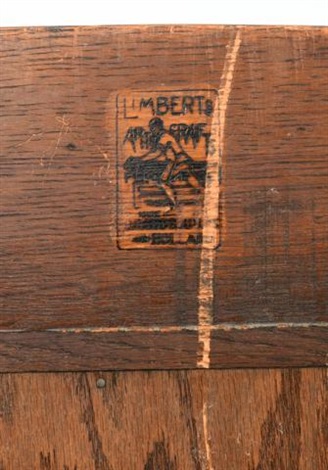 Charles P. Limbert Co. Oak China Cabinet, No. 452 by Charles P. Limbert ...