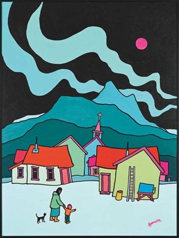 Northern Lights by Ted Harrison on artnet