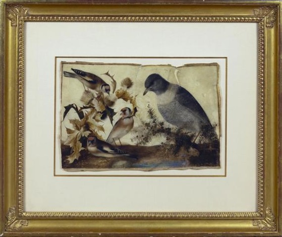 Group of Birds and Thistle. by Daniel Durand on artnet
