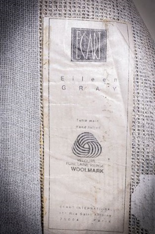 THE EILEEN GRAY BLACKBOARD RUG FOR ECART by Eileen Gray on artnet