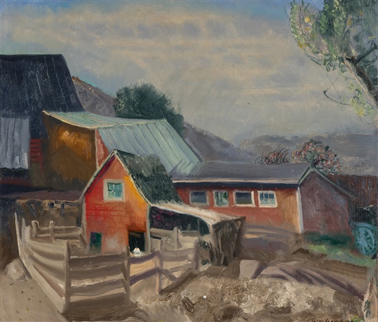 Risleys Pig House by George Bellows on artnet