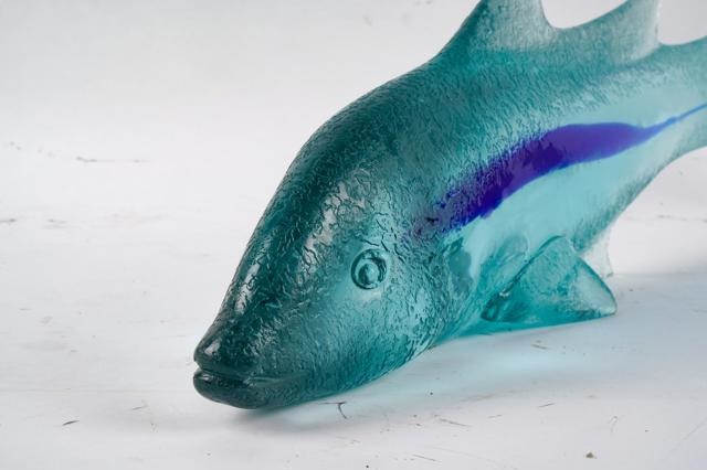 Murano Glass Fish Sculpture by Alfredo Barbini on artnet