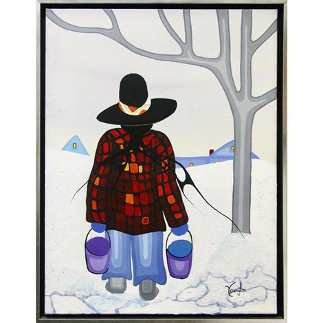 HAULING WATER - SKIN POINT by Cecil Youngfox on artnet