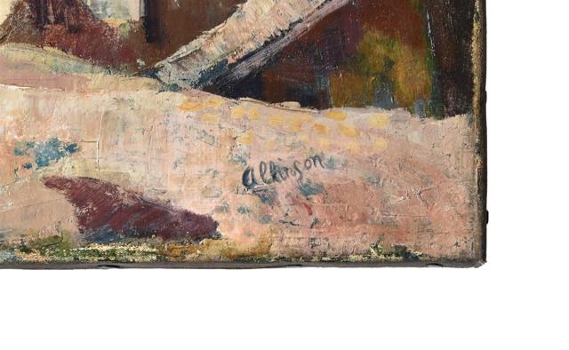 GREEK VILLAGE LANDSCAPE by Adrian Paul Allinson on artnet