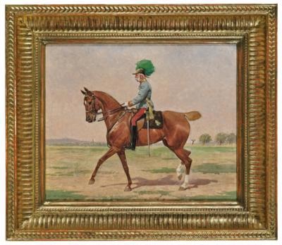 Kaiser Franz Joseph I. zu Pferd by Alexander Pock on artnet
