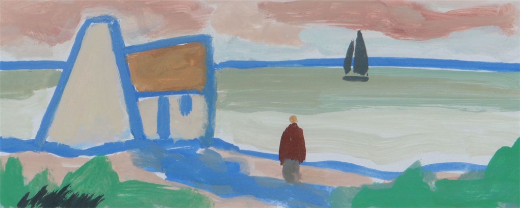 IRISH COTTAGE BY THE SHORE by Markey Robinson on artnet