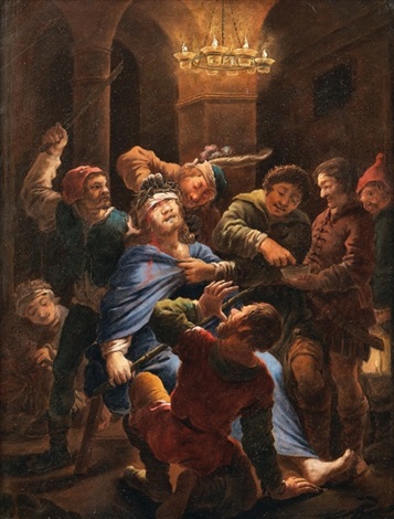 Die Verspottung Christi by Christian Wilhelm Ernst Dietrich on artnet