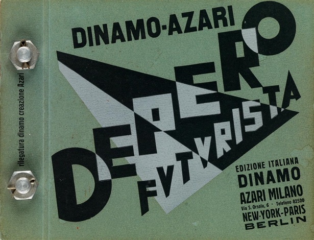FUTURISTA. Bolted book. 1927 by Fortunato Depero on artnet