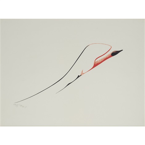 UNTITLED BIRD IN FLIGHT by Benjamin Chee Chee on artnet