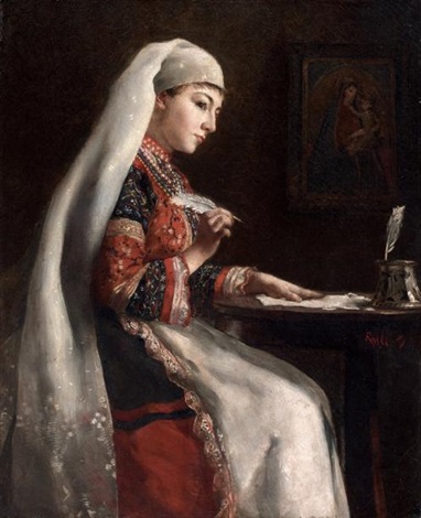 La lettre by Théodore Jacques Ralli on artnet